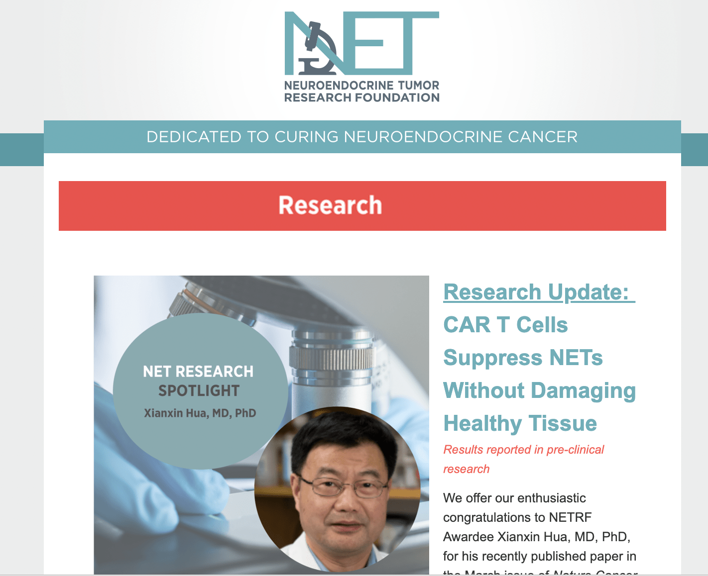 Newsletters Archive - NETRF